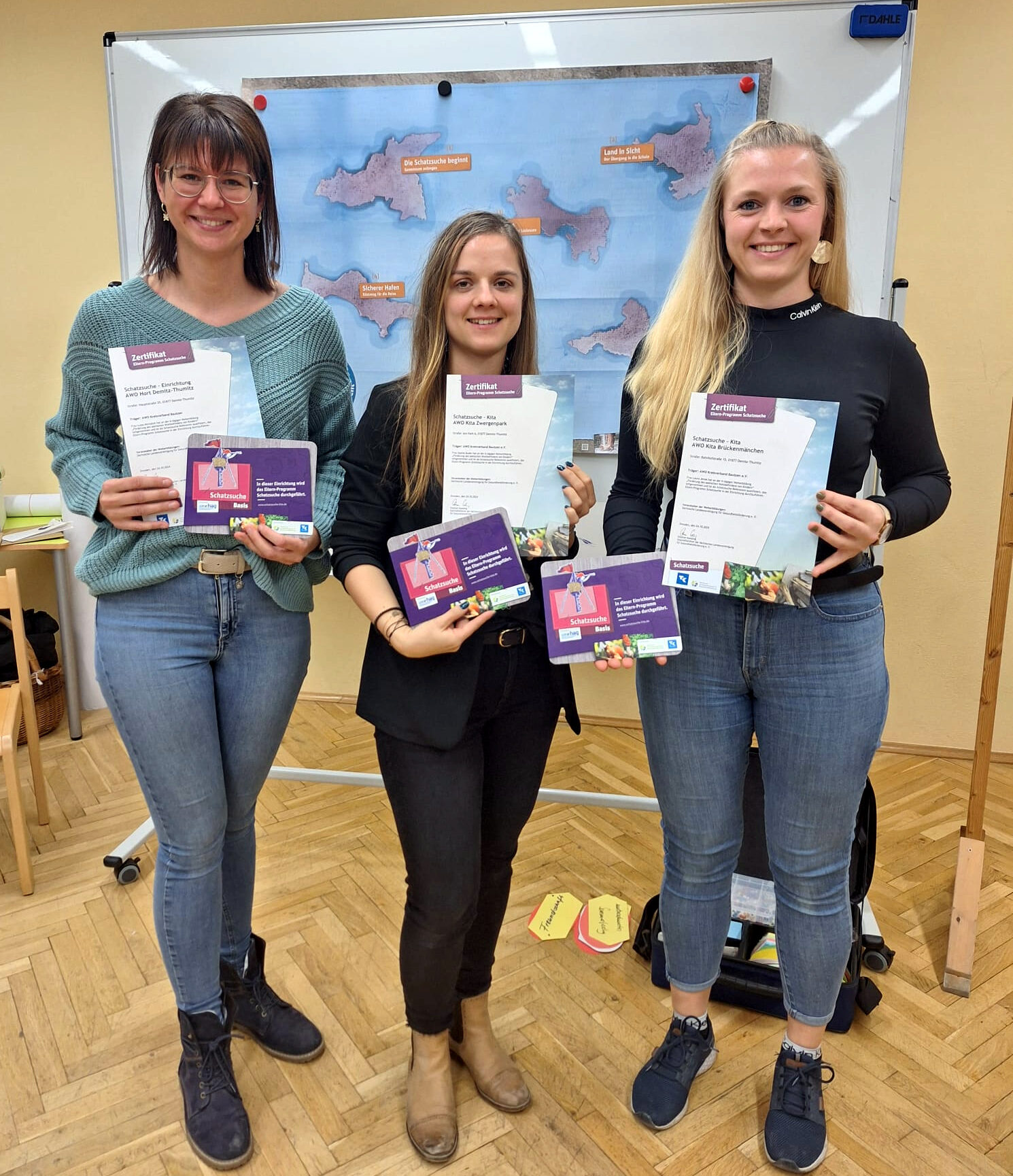 Auf Schatzsuche mit den Eltern | Arbeiterwohlfahrt Bautzen